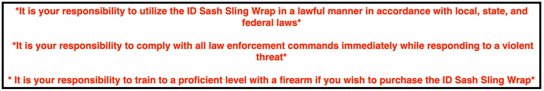 ID Sash Sling Wrap | ARMED CITIZEN Model