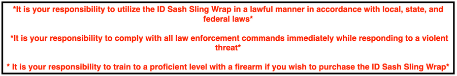 ID Sash Sling Wrap | ARMED CITIZEN Model